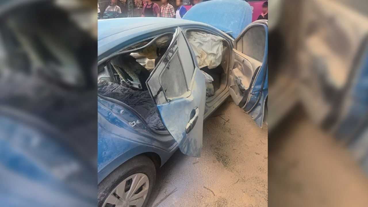 Padre e hijo resultan heridos tras explosión al interior de automóvil ...